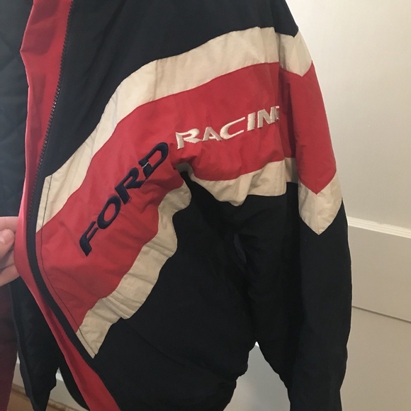 Vintage | Jackets & Coats | Mens Vintage Ford Racing Bomber Windbreaker ...